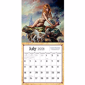 Boris Vallejo and Julie Bell's Fantasy Wall Calendar 2021