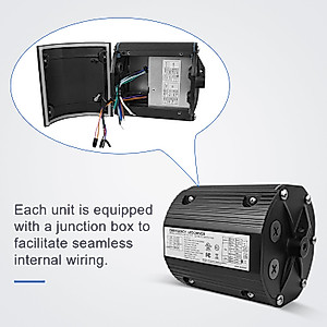 4Pack 40W LED Emergency Backup Driver, 0/1-10V Dimmable, 90mins Backup Time AC100-347V Emergency Backup Battery, Output 170V DC,UL-Listed -Ideal Power Supply for High Bay Light, 5-Year Warranty