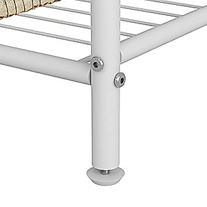 HOMEFORT Metal Bathroom Shelf,6-Tier Tower Rack, Freestanding Storage Organizer, Metal Shelving Unit with 6-Tier Durable Shelves for Bathroom, Kitchen, Living Room, Laundry