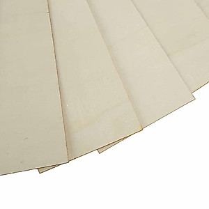 10Pcs Rectangle Blank Wooden Sheets Wood Slices DIY Wood Sheets for Home Decoration Party Ornaments