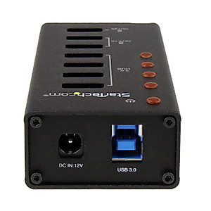 StarTech.com 7 Port USB 3.0 Charging Hub - 4 x USB-A, 3 x USB-A Dedicated Charging Ports - Powered Mountable USB Charging Station (ST4300U3C3)