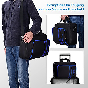 G-STORY Case Storage Bag, Carrying Case Compatible with PS5 Disc and Digital Edition, Travel Bag for Controller, Included Silicone Cover Skin Protector