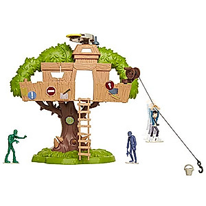 The Last Kids On Earth - Tree House of Awesomeness Playset, Includes Exclusive Jack Action Figure & 2 Zombies