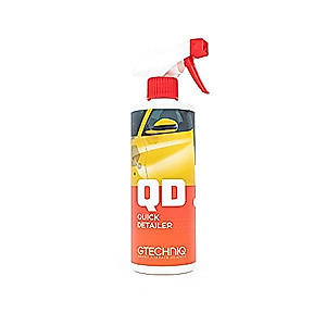Gtechniq - Quick Detailer - Adds Gloss, Slickness, and Durability to Your Car Paintwork; Easy Spray-On Wipe Off Formula; Works with All Products; Trim and Glass Safe (500 milliliters)