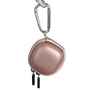 Anleo Hard Travel Case for Samsung Galaxy Buds Pro 2 / Samsung Galaxy Buds Live/Samsung Galaxy Buds Pro/Samsung Galaxy Buds 2 True Wireless Earbuds (Rose Gold)