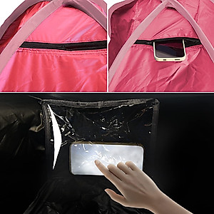 LVOERTUIG Beach Sun Shelter, Mini Sun Shade for Beach, Full-Automatic Portable Sun Shelter Head Shade Protection Tent for Personal Sun Protection/Shelter Windproof and Sand-Proof