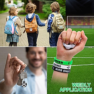 Colarr 195 Pcs Soccer Birthday Gifts Party Favors Gift Cups Pencils Mini Book Keychains Wristbands Stickers Thank You Cards Eraser Sharpener Mini Ball for Basketball Football Soccer Party