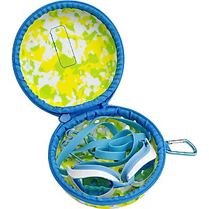 VIEW Swimming Gear Goggle Case (Lime Green/Yellow)