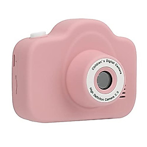 Weojeviy Cartoon Child Camera Kids Gift High Pixel One Key Video 1920 x 1080P High Definition Video Recording Kids Mini Camera Support MP3 Music Playback, Gift for Children Aged 3-12(Pink)