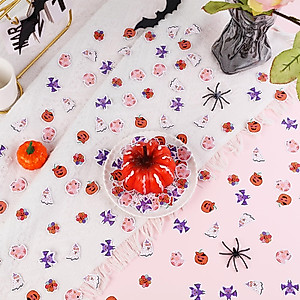 Sursurprise Groovy Halloween Decorations, 200PCS Groovy Hippie Halloween Confetti for Tables, Groovy Hippie Retro Halloween Birthday Baby Shower Bridal Shower Bachelorette Party Supplies