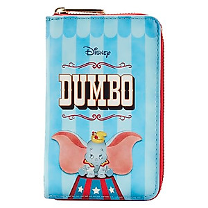 LOUNGEFLY DISNEY DUMBO BOOK SERIES ZIP AROUND WALLET