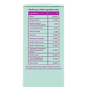 Good Molecules Acne Foaming Cleanser 5oz/148ml - Foam Face Wash With Salicylic Acid BHA To Fight Breakouts and Blemishes - Clarifying Exfoliating Skin Care For Face with Aloe and Witch Hazel