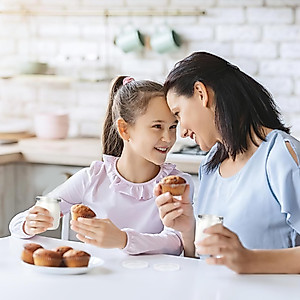 Yogurt Container Lids, Clear Plastic Food Storage Replacement Lids Compatible with Yogurt Glass Jars