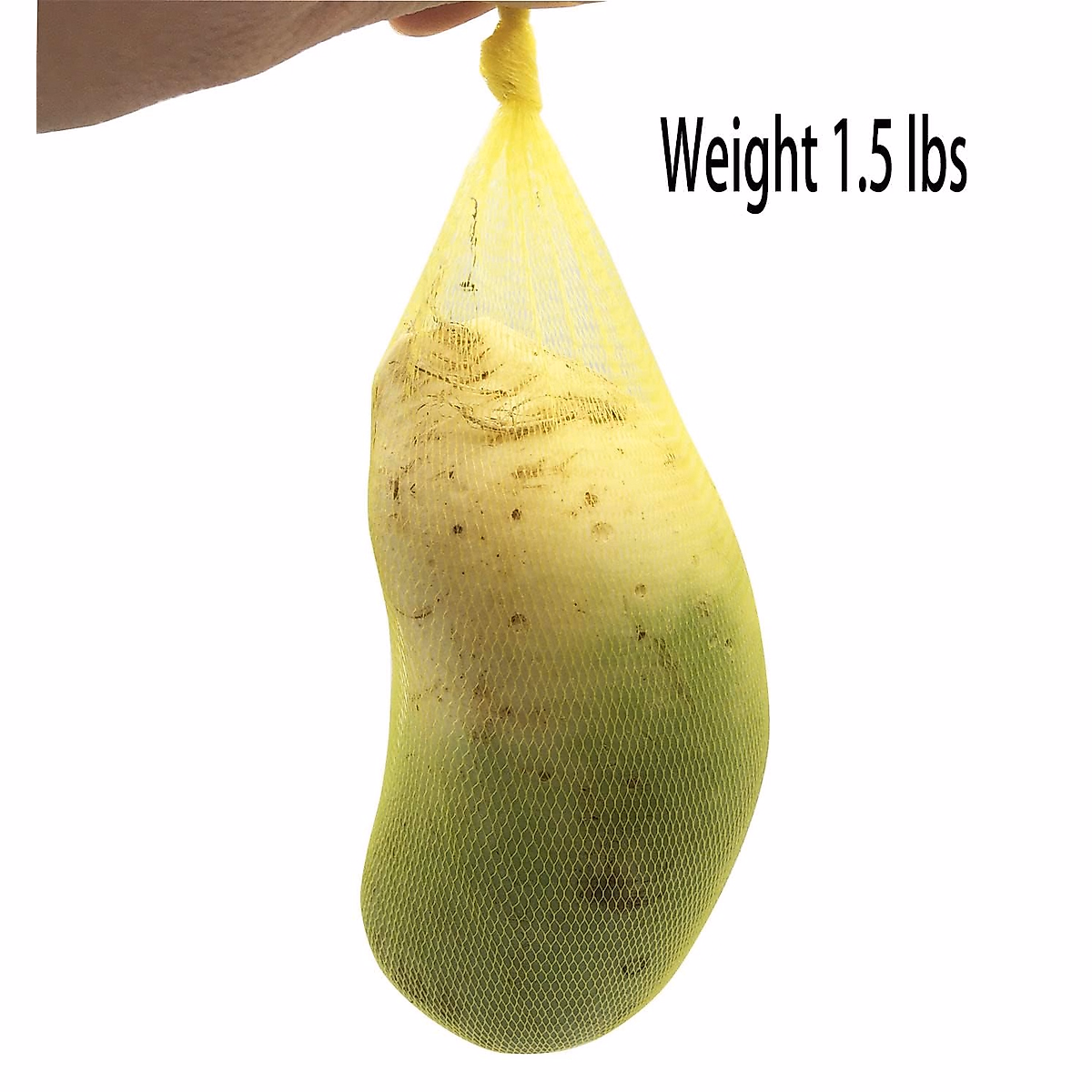 Daszui 100Pcs Reusable Mesh Yellowse Nylon Netting with Bags,12 Inch Reusable Nylon Mesh net Produce Grocery Toys Fruits Vegetables Storage Bags