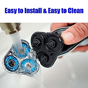 HQ8 Replacement Heads Compatible with Philips Norelco Shavers, HQ8 Heads New Upgraded
