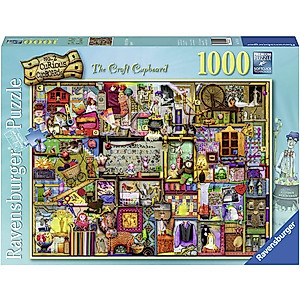 Ravensburger Craft Cupboard Puzzle - Premium 1000-Piece Jigsaw | Unique Softclick Technology | Perfect for Brain Game Enthusiasts | FSC-Certified for Sustainability