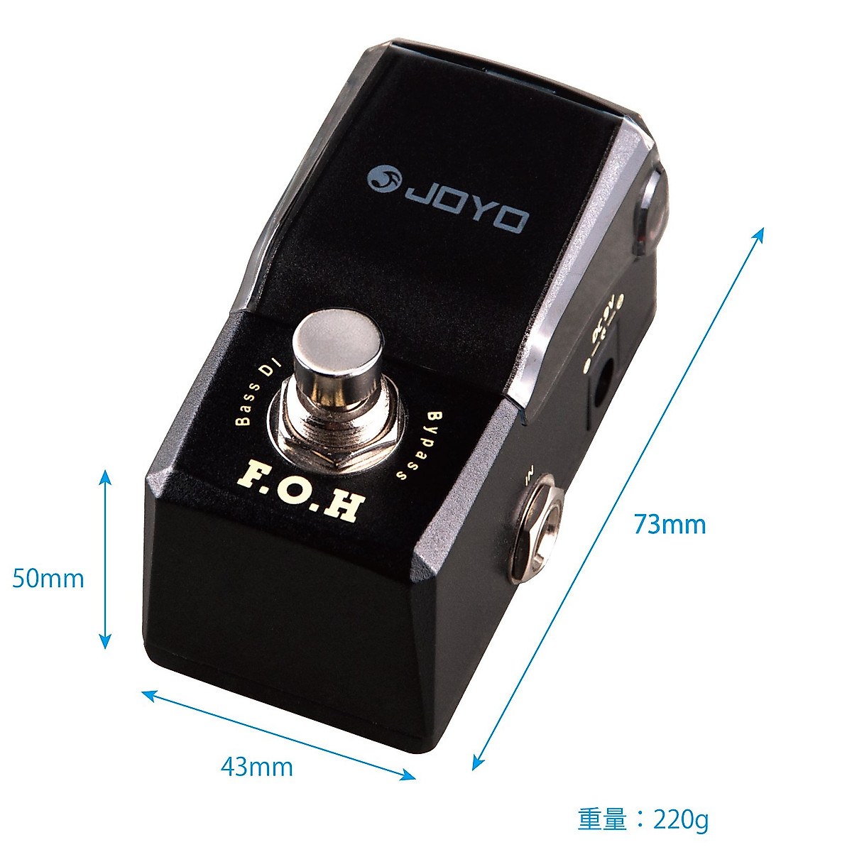 JOYO JF-331 F.O.H. Bass DI/EQ Pedal Mini Pedal