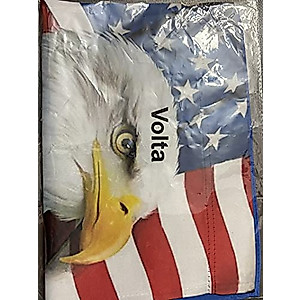 Volta God Bless America Garden Flag Double Sided Bald Eagle Patriotic Garden Flag American Independence Day 4th of July Yard Flag for Outdoor Decoration 12x18 Inch