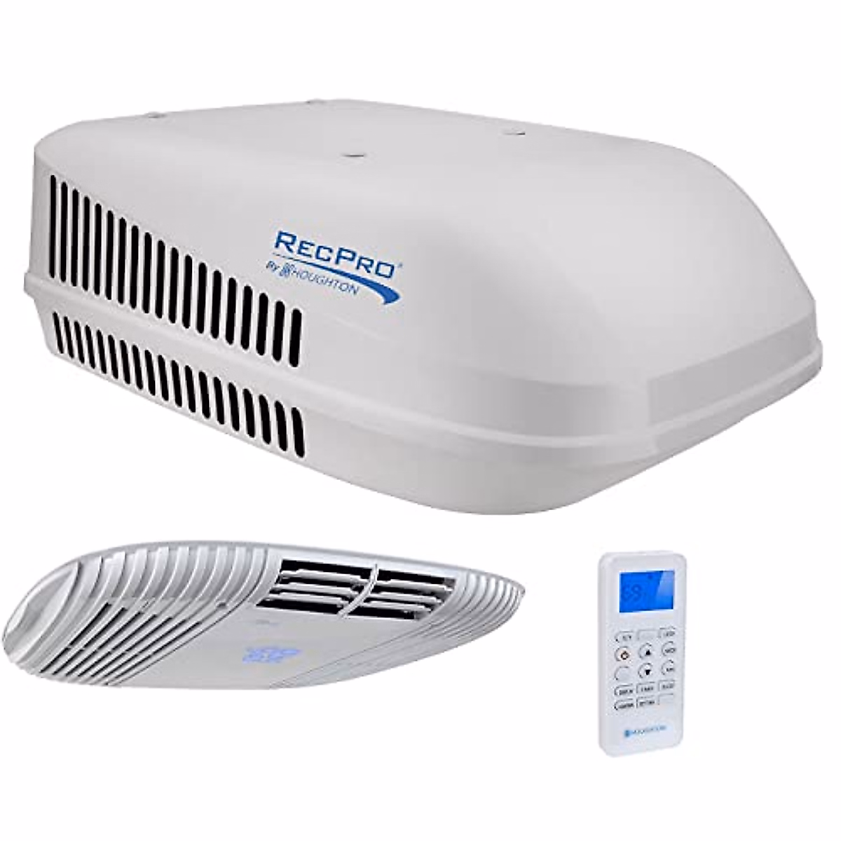RecPro RV Air Conditioner 15K Non-Ducted | With Heat Pump for Heating or Cooling Option | RV AC Unit | Camper Air Conditioner (White)