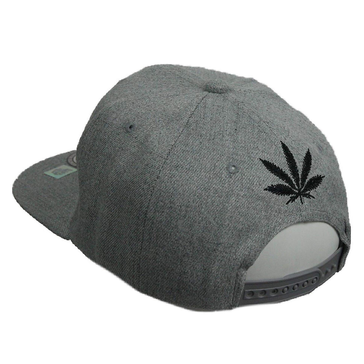 PDTXCLS ANGIEHAIE 90210 Wholesale Weed Baseball Cap Marijuana Canabis Pot Fashion Hip Hop Caps Snapback Party Hat (Heather Gray)