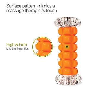 TRIGGERPOINT PERFORMANCE THERAPY NANO Foot Roller Massager, Regular Density, Orange