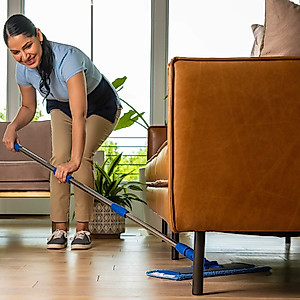 Bulk 18" Absorbent Microfiber Wet Mop Pad | Wholesale Professional Microfiber Mop Pad Refills | Case Quantity (72 Count)