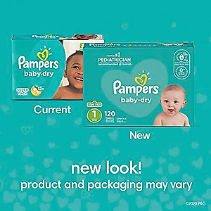 Pampers Baby Dry Diapers Size 0/Newborn 104 Count