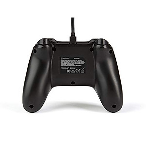 PowerA Nintendo Switch Wired Controller - Black, Detachable 10ft USB Cable, No Battery Required, Officially Licensed By Nintendo