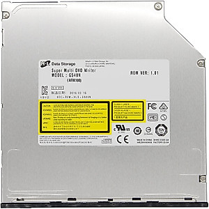 Archgon Internal CD DVD+/-RW Drive Writer Burner Slot-Loading Type for Laptop, Business Desktop Computer, Workstation and Mini Tower PC Model GS40N (w/9.5mm Bezel)