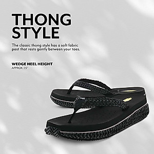 Volatile Women's Palau Wedge Sandal,Black,9 B US