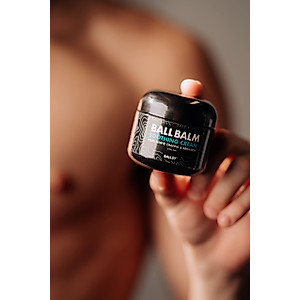 Ballsy Groin Balm Soothing Cream, Deep Hydration for Chafed, Dry, or Irritated Skin, for groin area, Convenient Size 2 oz, 2 Ounce (Pack of 1)