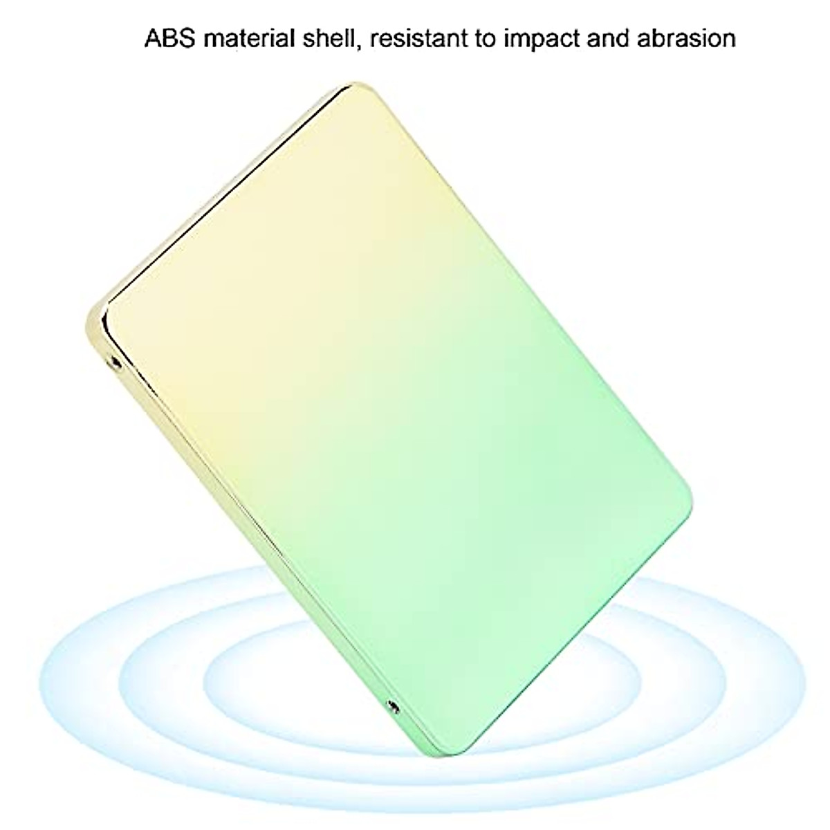 Solid State Drive, High Transmission Rate 2.5in SATA SSD Lightweight Portable 3W-5W for Files Backup for Data Storage(#4)