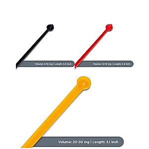 Dosing spoon | milligram measuring spoons set of 7 | exact dosing from 6 mg to 1g | mg measuring spoons for powder