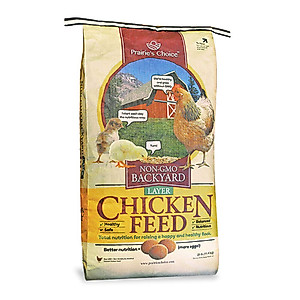 Prairie's Choice Non-GMO Backyard Chicken Feed - Layer Formula, 25lbs