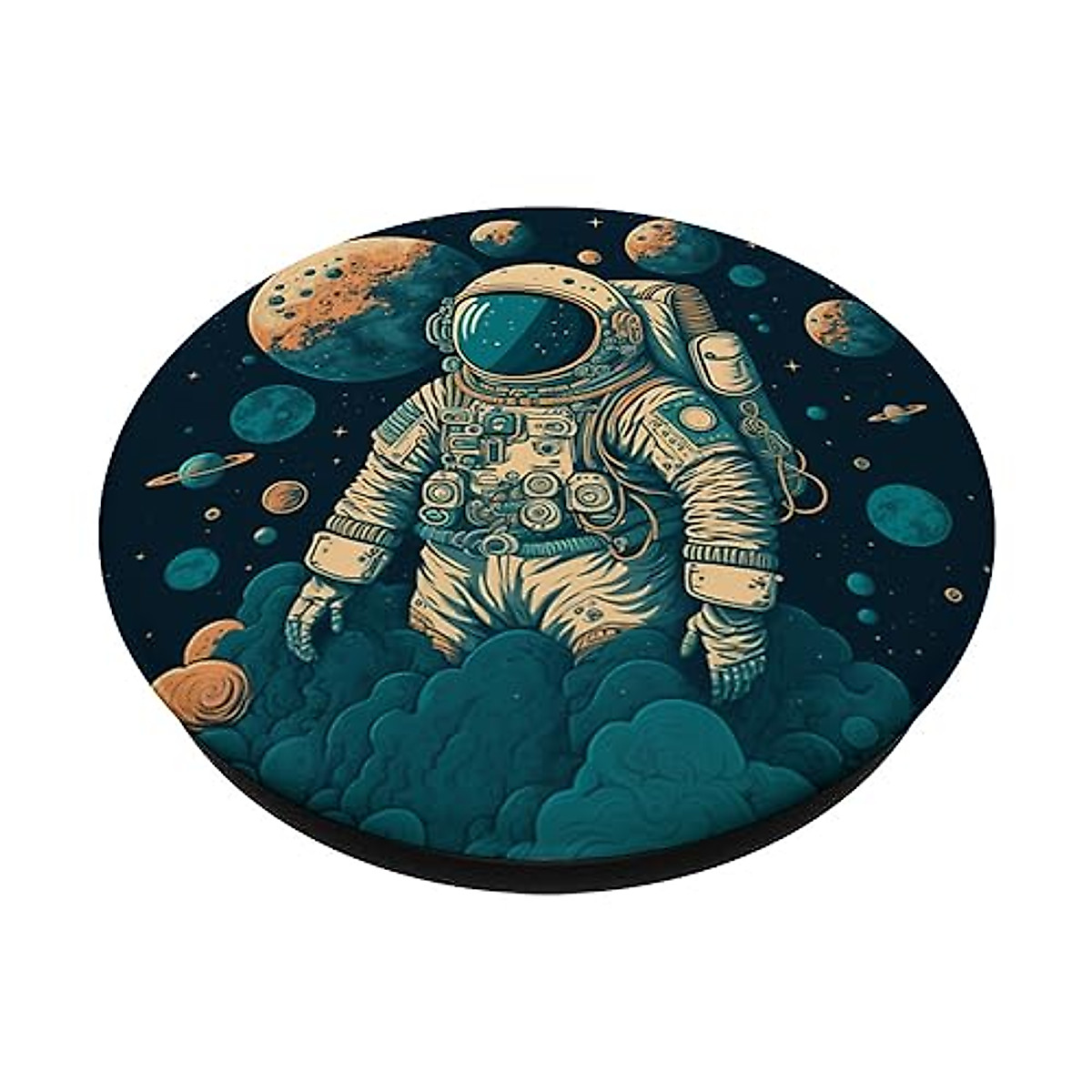Space Astronaut and the planets PopSockets Standard PopGrip