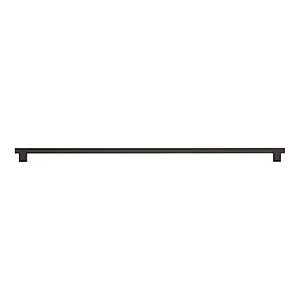 Richelieu Hardware BP905640900 Madison Collection 25 1/4-inch (640 mm) Center-to-Center Matte Black Modern Rectangular Cabinet and Drawer Bar Pull Handle for Kitchen, Bathroom, and Furniture