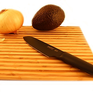 Berghoff RON Non-stick Vegetable Knife & Paring Knife Black Titanium PVD Coating Hollow Handle Sharp & Well Balanced Seamless Transition