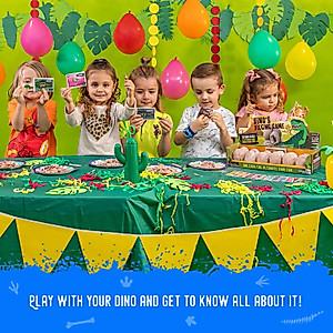 Dino Eggs Dig Kit, Dinosaur Eggs for Kids 3-5, Perfect for Dinosaur Birthday Party Supplies and Dinosaur Party Games - 12 Dino Eggs Excavation Set for Kids by JitteryGit