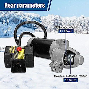 Saree JQ170 Electric Starter for Snowblower, Compatible with mtd cub ca-det Snowblower, Compatible with cub Cadet Troy bilt Snow Thrower, Compatible with 951-10645, 951-10645a, 751-10645, 751-10645a