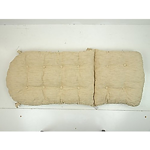 Wickerix Cushion for Living Lounge Swivel Rocking Chair Color Cream(Just Cushion)…