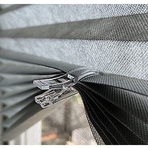 YGNNIU 12 Clips for Pleated Shades Window Shade Clips Shade