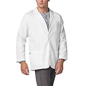 Adar Universal Unisex Lab Coats - Classic 31" Consultation Lab Coat - 805 - White - XL