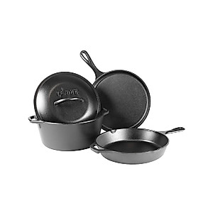 Lodge Cast Iron 4-Piece Cookware Set