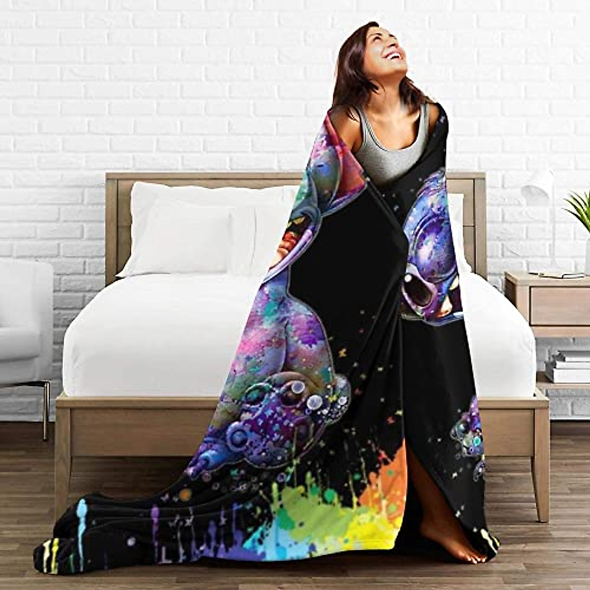 Cute Blanket Super Soft Blankets Lightweight Warm Throw Blankets for Couch Bed Sofa Travel Camping Gift(40x50inches)