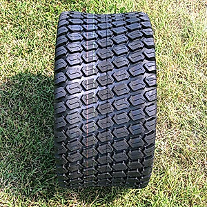 Hoosier Wheel 4 Ply Lawn Mower Tire - Set of 2 Tires (Compatible with JD Mowers and Many More)