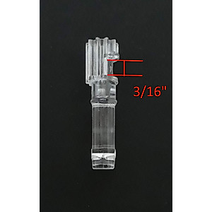 Blind Parts Vertical Blind Track Carrier Clip/Hook - No Carrier (10)