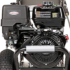 SIMPSON Cleaning PS4240 PowerShot 4200 PSI Gas Pressure Washer, 4.0 GPM, Honda GX390 Engine, Includes Spray Gun, 5 QC Nozzle Tips, 3/8-inch x 50-foot Monster Hose, (49-State)