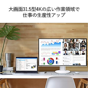 Eizo EV3285 4K Ultra-Slim Frame 31.5" Wide Screen IPS LED Monitor with FlexStand and Integrated Speakers, Black