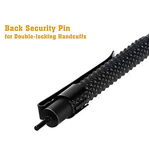 JOTOVO Pocket Universal Handcuff Key Strong Polymer Finish, Police Cuff Keys Clip for All Standard Series Hand Cuffs - 2 Pack