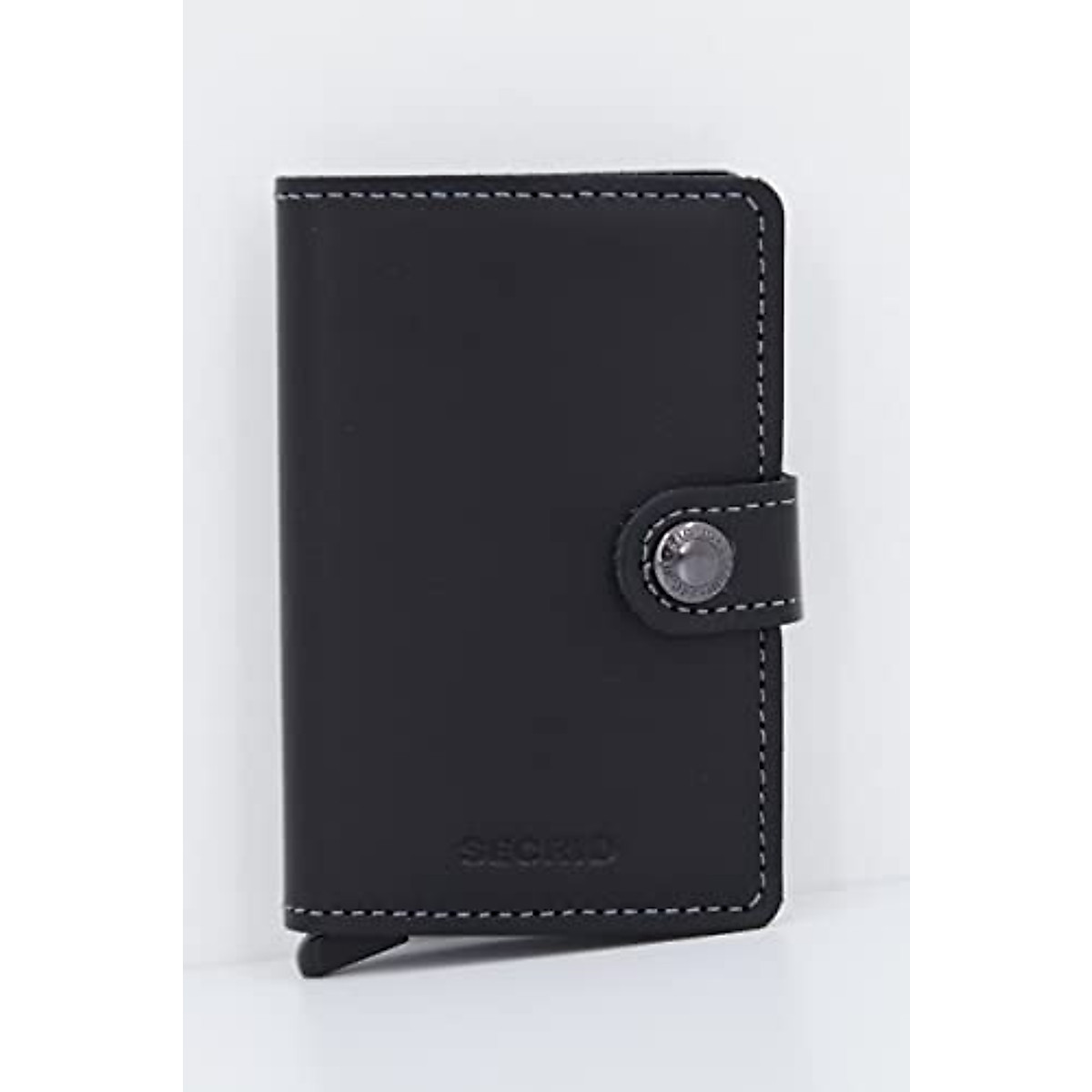 Secrid mini wallet genuine black leather with RFID protection / with one click all cards slide out gradually